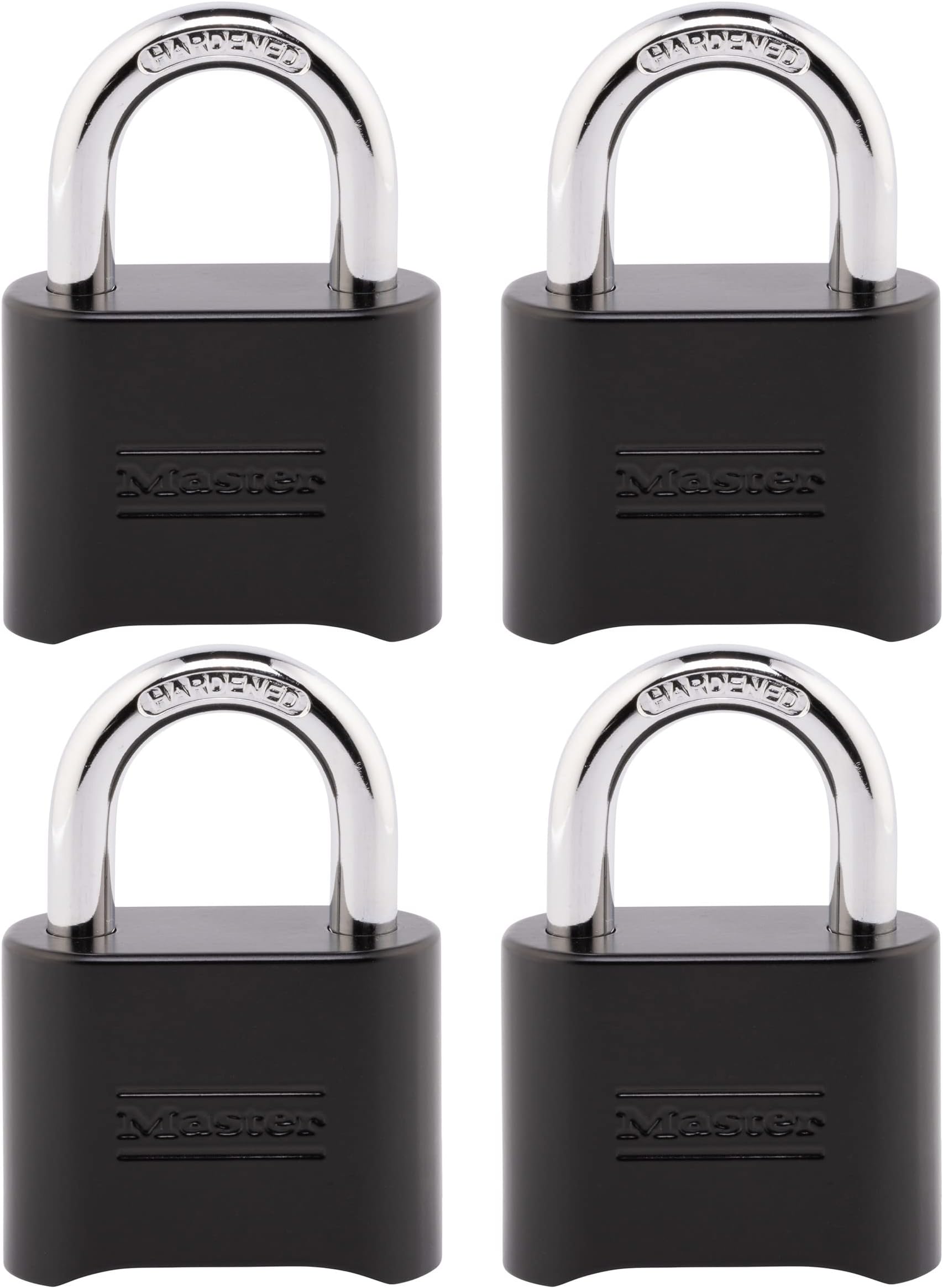 Master Lock Black Combination Lock, Customizable Combo Padlock, Indoor ...