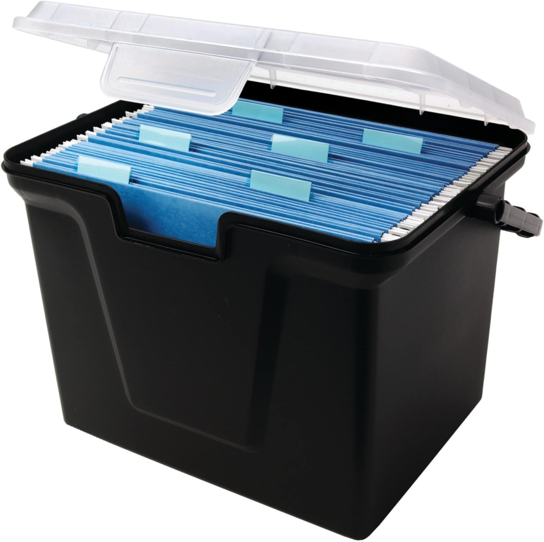 Amazon.com: Office Depot 30% Recycled Portable File Box, 10 11/16in.H x ...