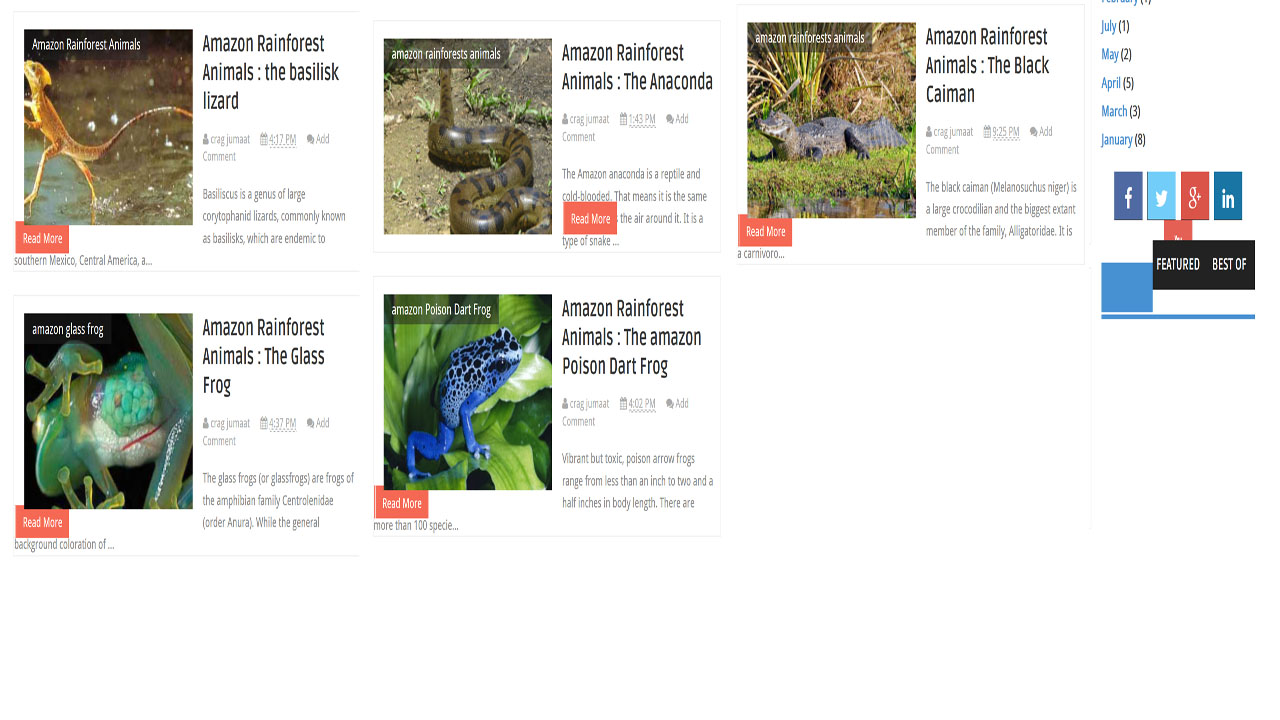 Learn Amazon rainforest Animals - App on Amazon Appstore