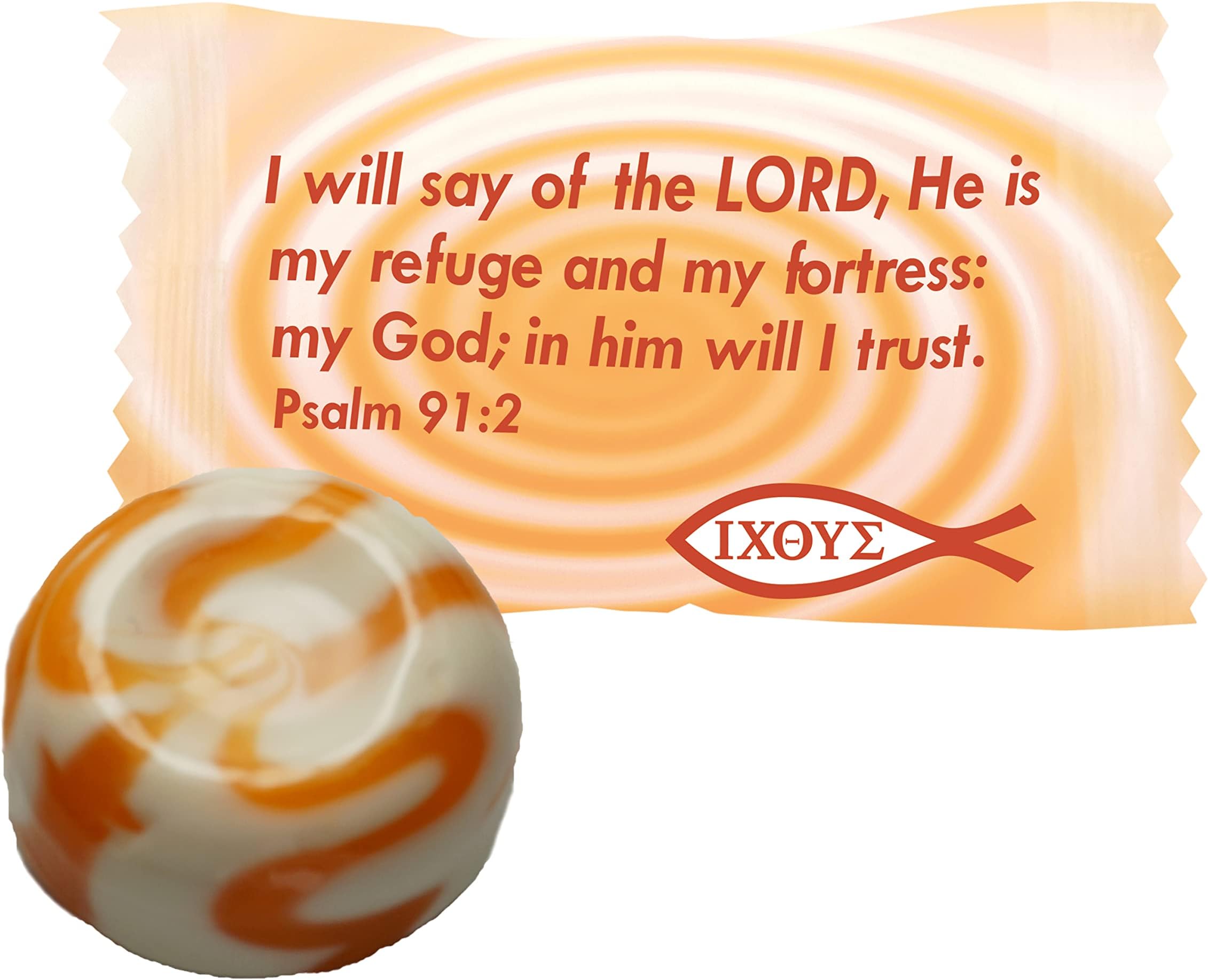 Amazon.com : Scripture Candy, Strawberry & Cream Hard Candy 5.5 Ounce ...