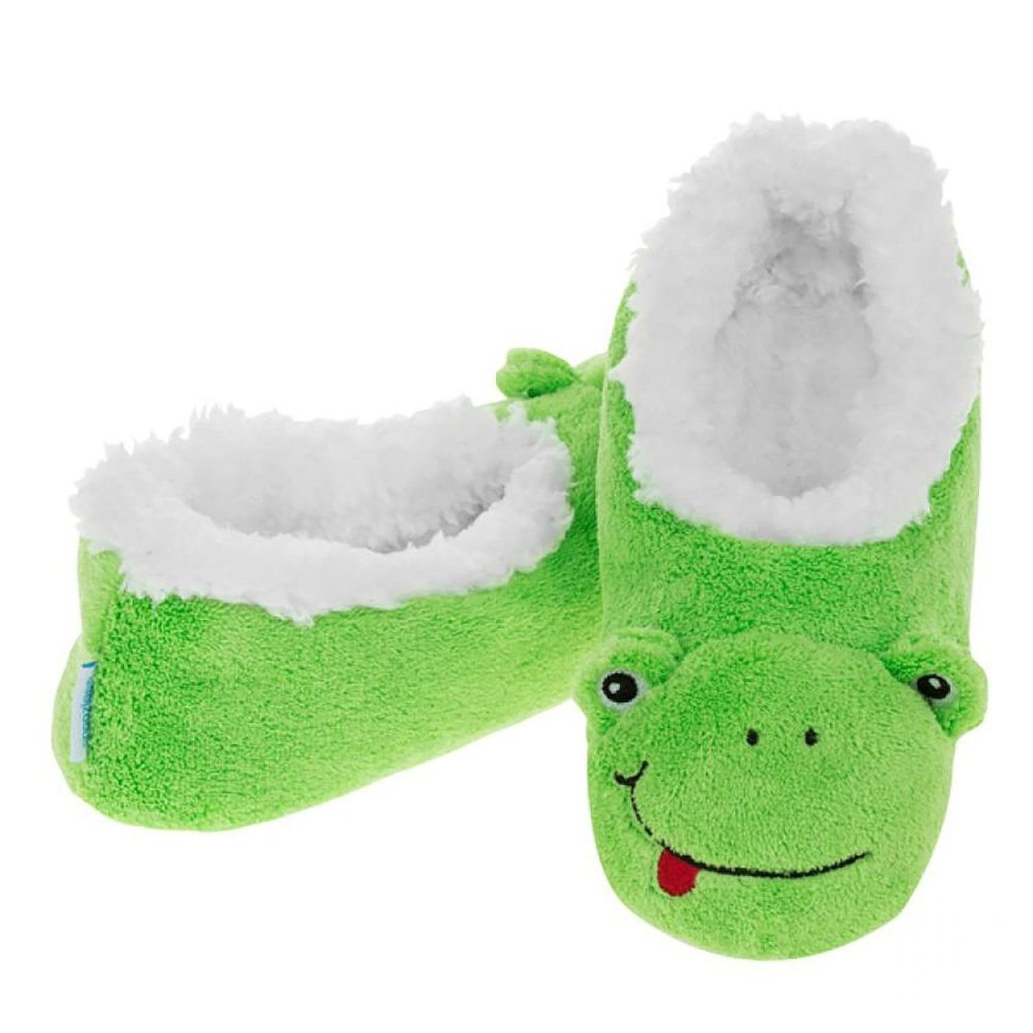 Snoozies Green Frog Medium Ladies Uk 5 6 Slippers Sherpa | Desertcart INDIA