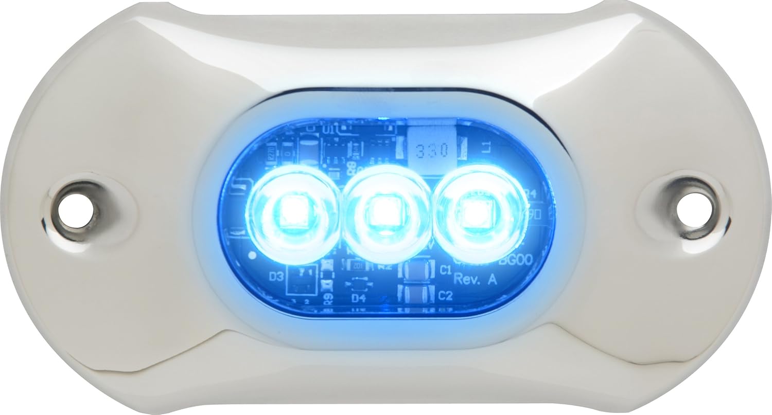 Amazon.com : attwood 66UW03B-7 Lightarmor Ultra-Bright 3-LED HPX 1,350 ...