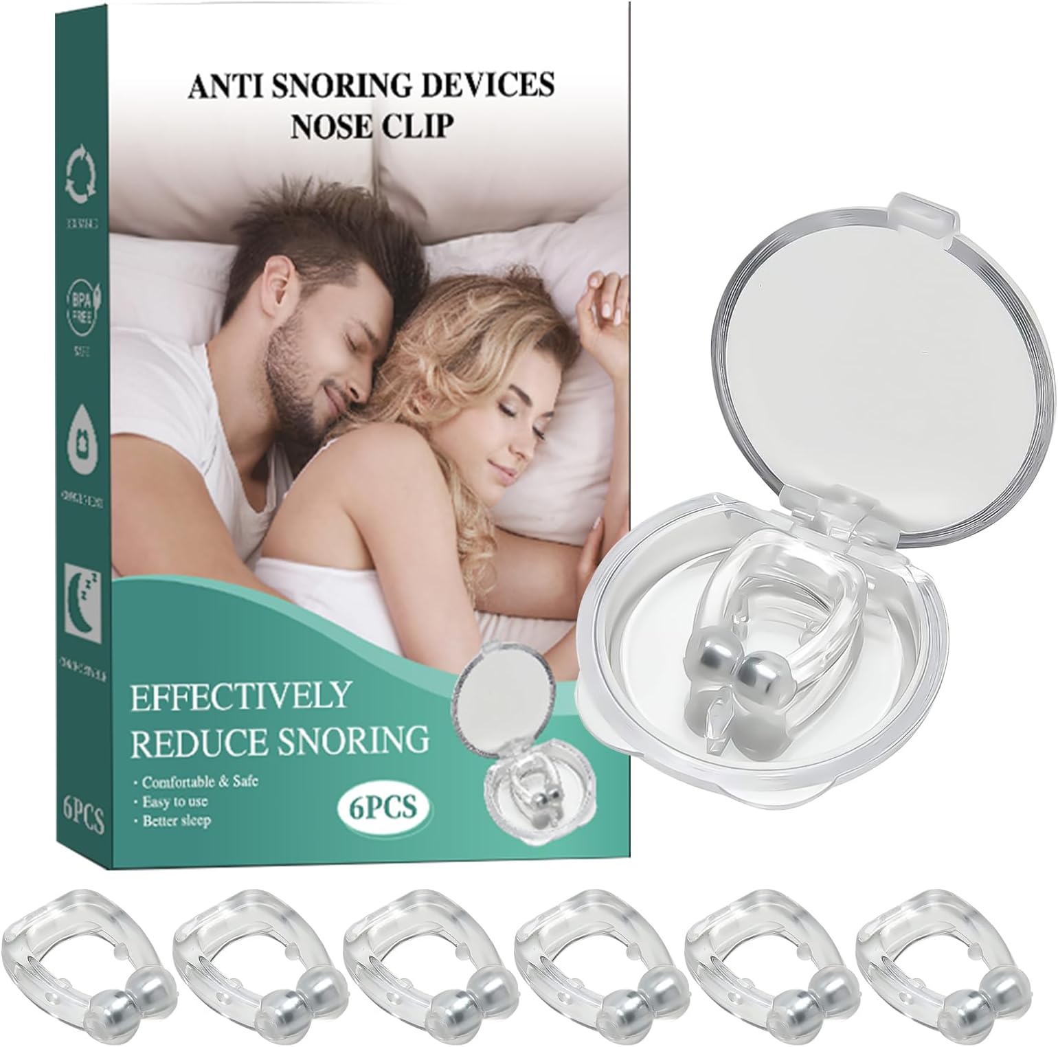 Amazon.com: Shouding Anti Snoring Devices - Silicone Magnetic Anti ...