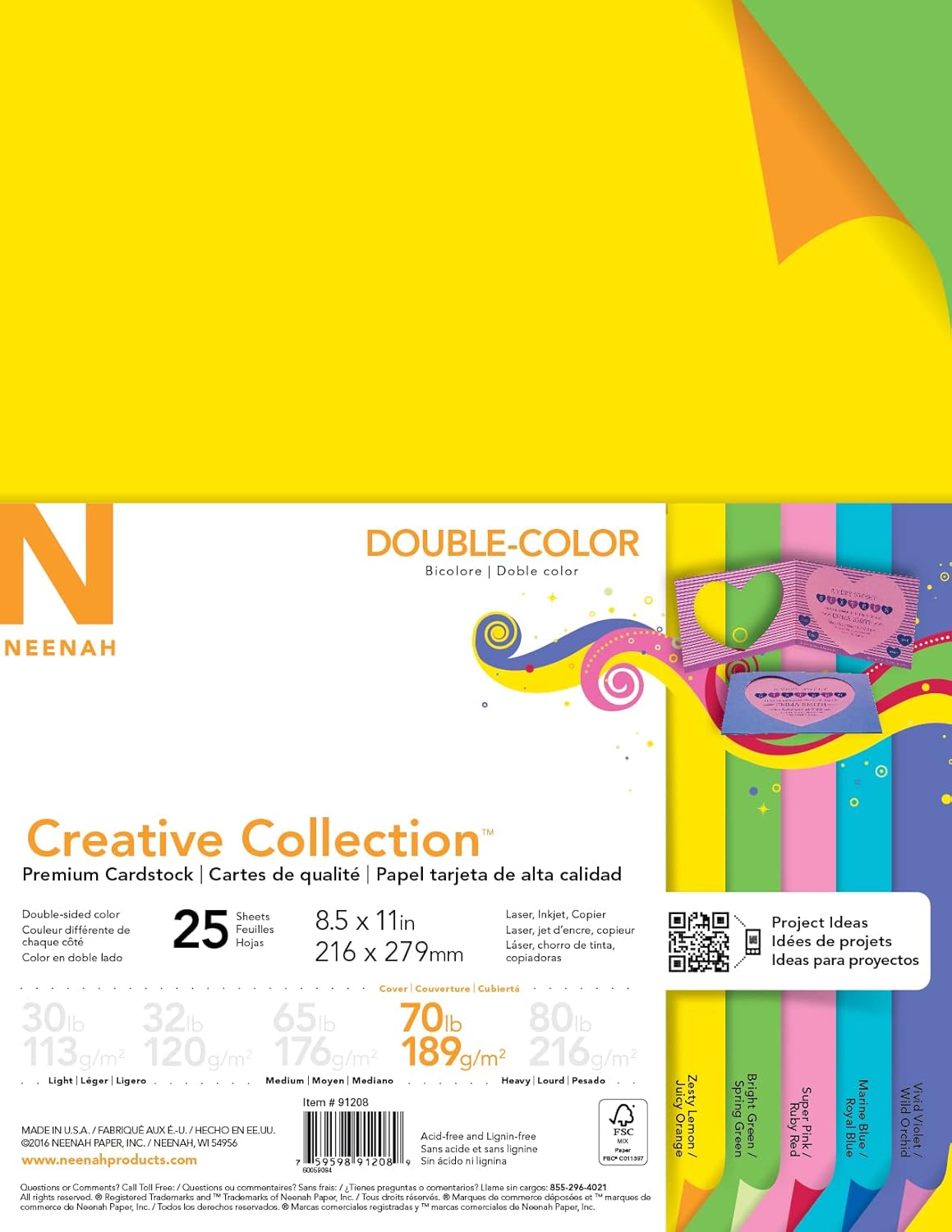 Amazon.com : Neenah Creative Collection Paper Assortment, 8.5" x 11 ...