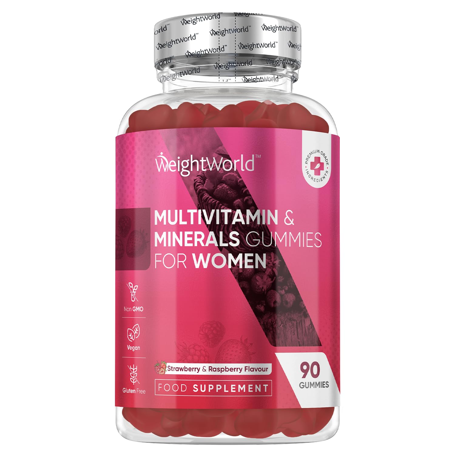 Buy Multi Gummies for Women - 90 Vegan Gummies - 10 Multis and Minerals ...