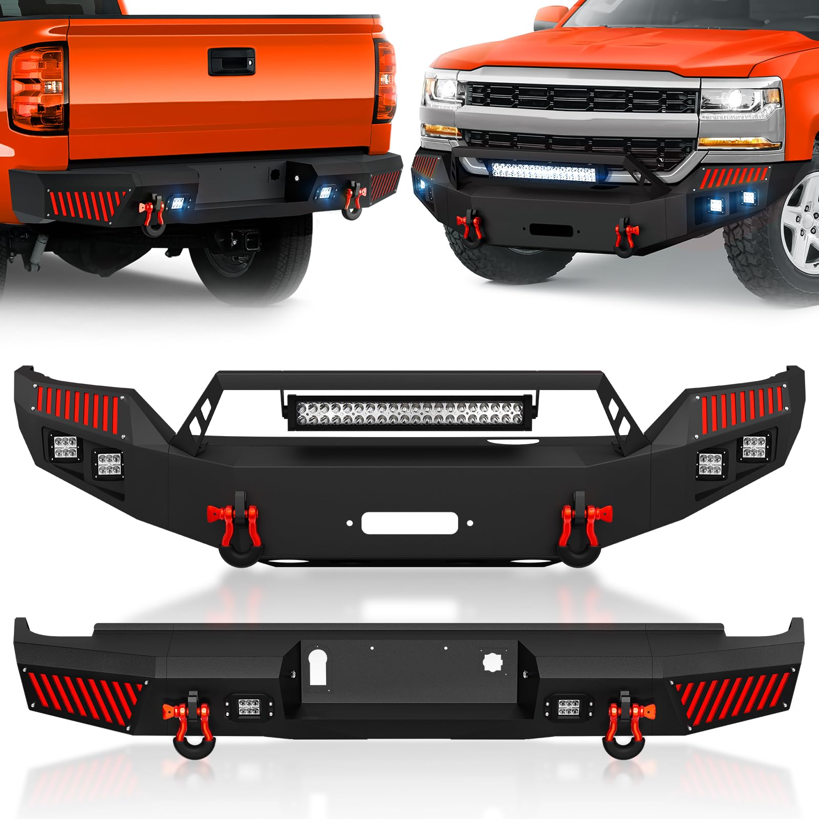 Off Road Chevy Bumpers Front Bumper Off Road 3 Piece Modular