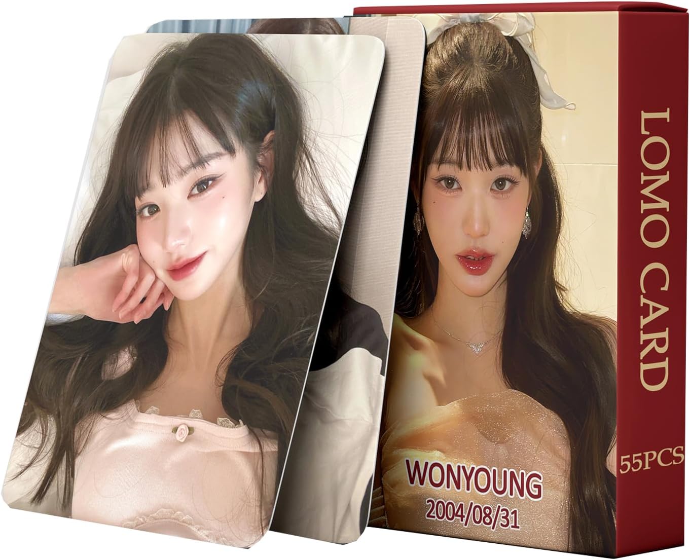 Amazon.com: IVE Wonyoung First Album I'v IVE Wonyoung 55 PCS Lomo Photo cards Kpop Gift for Fans ...