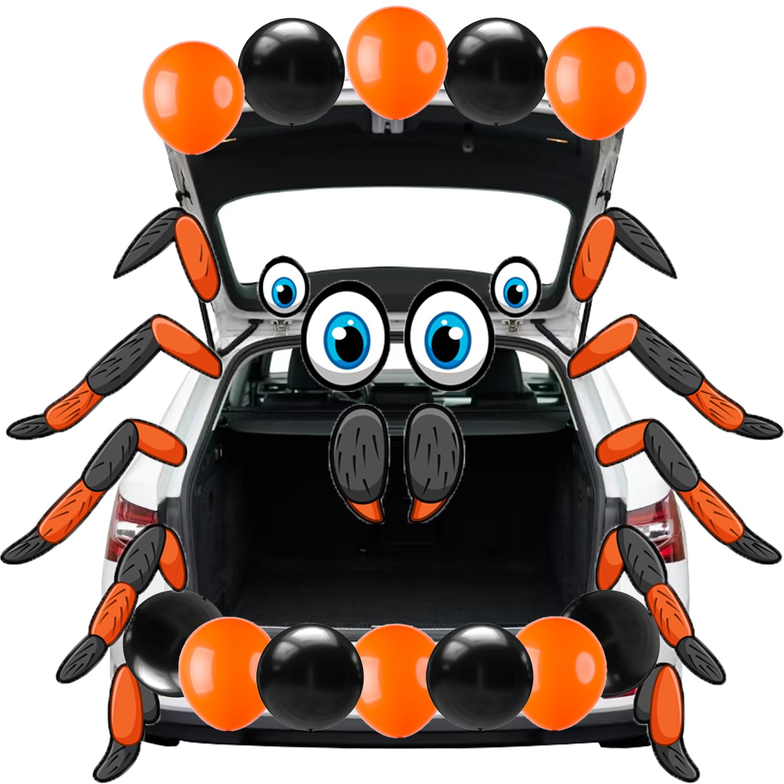 Amazon.com: Spider Trunk or Treat Car Decorations Kit, Halloween Car ...
