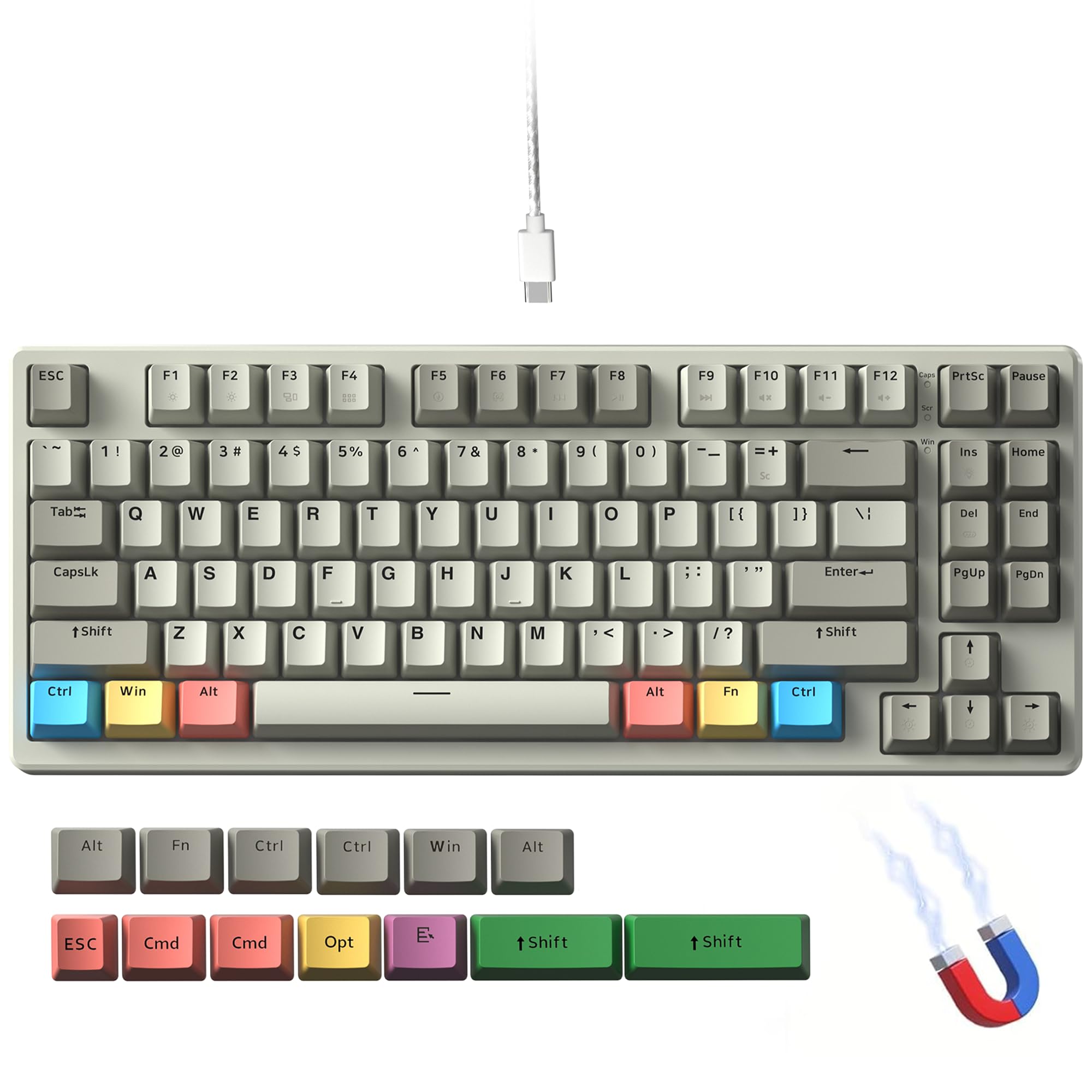 Ohy Xvx Rapid Trigger Gaming Keyboard 75 85 Keys Wired | Desertcart ...