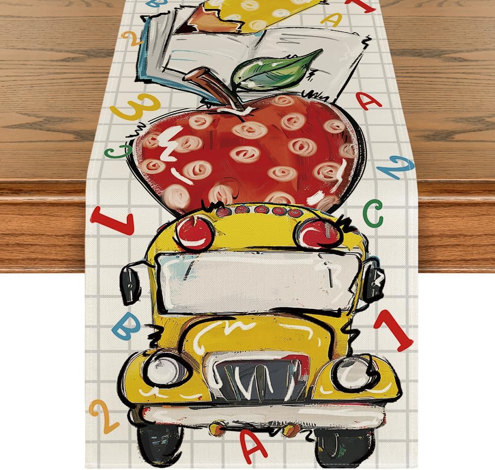 Amazon.com: Artoid Mode School Bus Pencil Book Back to School Table ...