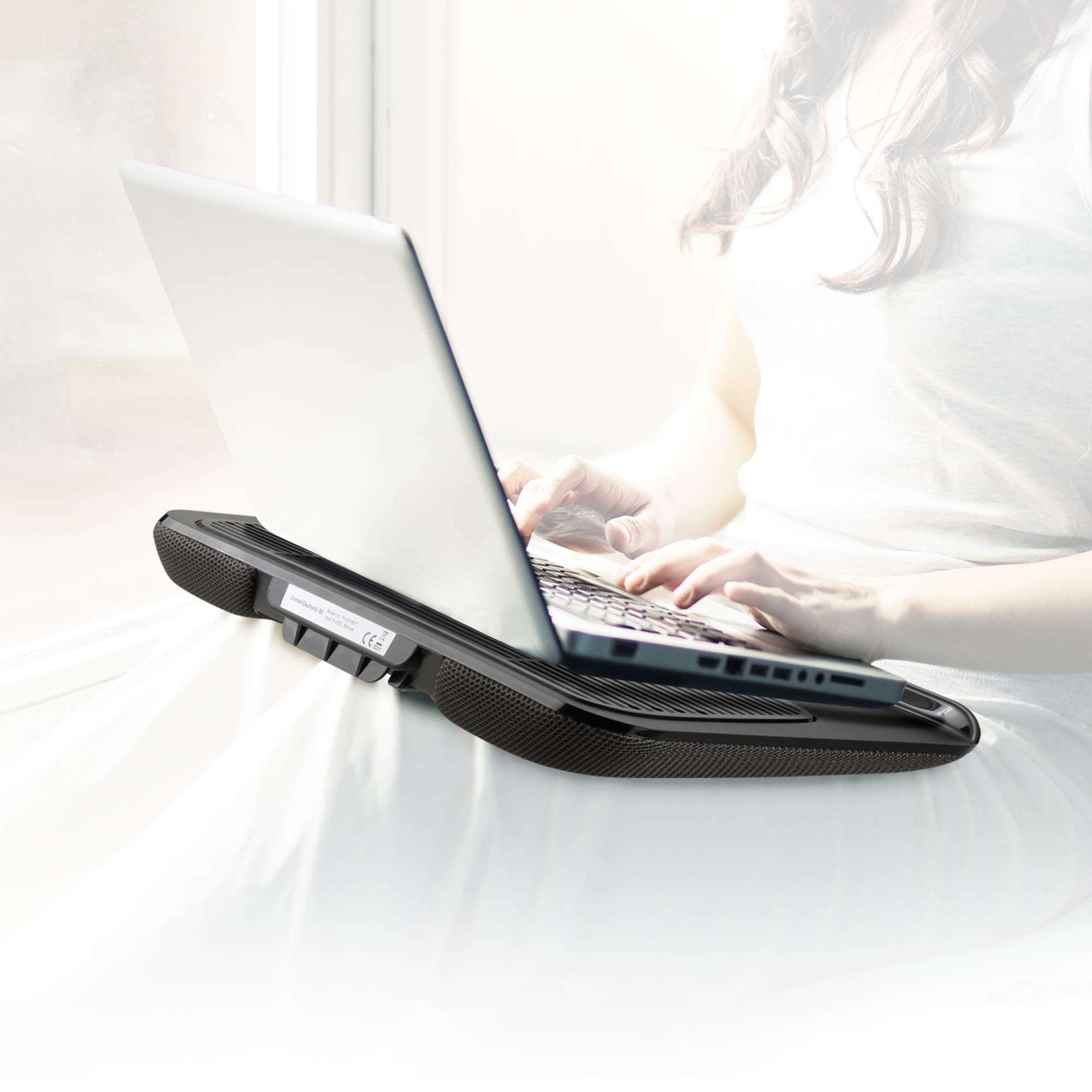 Buy AVLT-Power Laptop Riser Stand Cooling Pad with USB Fan and ...