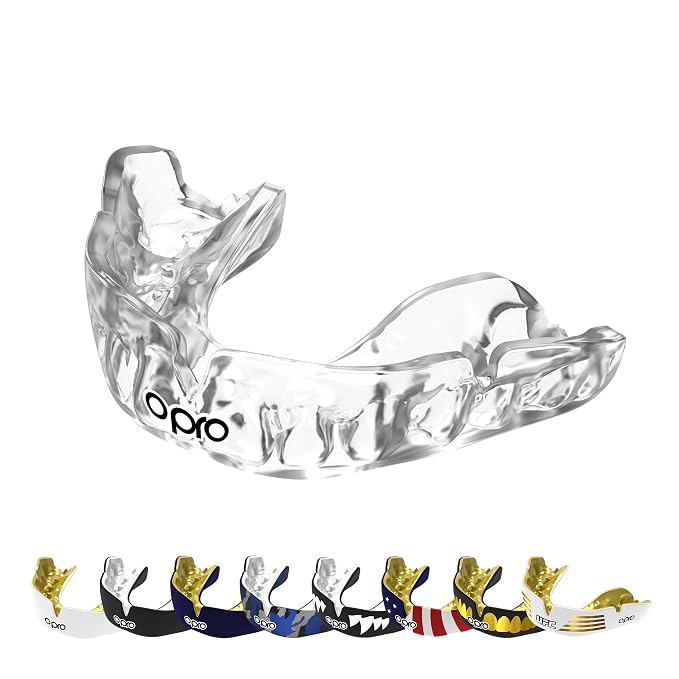Amazon.com: OPRO Instant Custom-Fit Mouth Guard, Dentist-Level Comfort ...