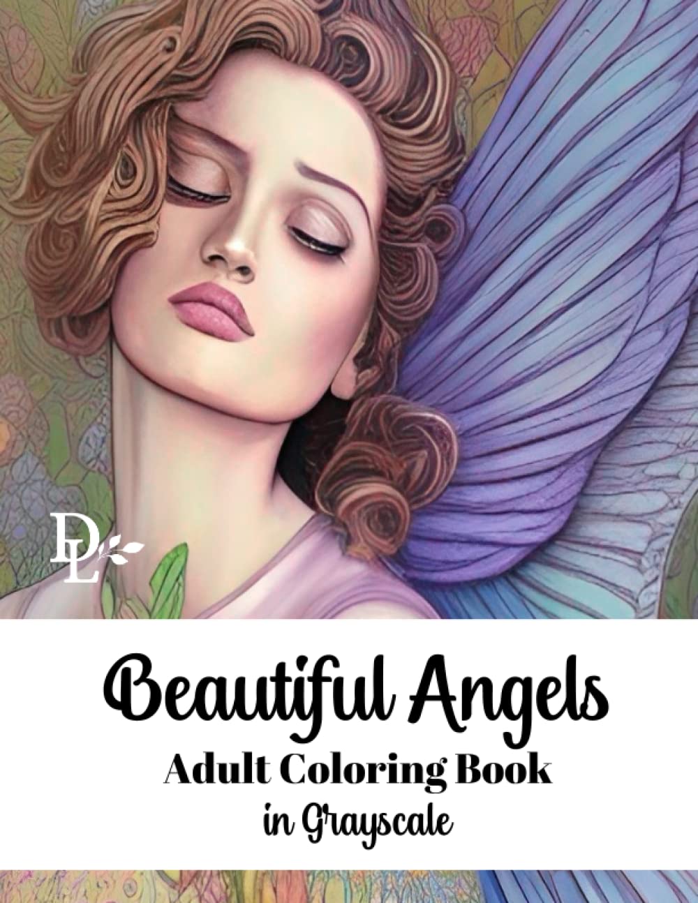 Amazon.com: Beautiful Angels Adult Coloring Book in Grayscale: 50 ...