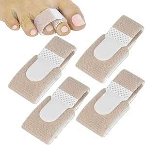 VIVEsole Broken Toe Splint (4 Pack) - Broken Toe Support - Hammer Toe ...