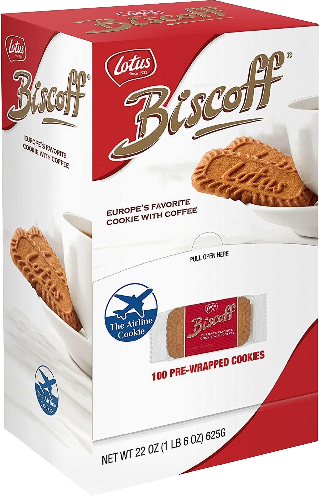 Amazon.com : Lotus Biscoff Cookies, Caramelized Biscuit Cookies, 240 ...