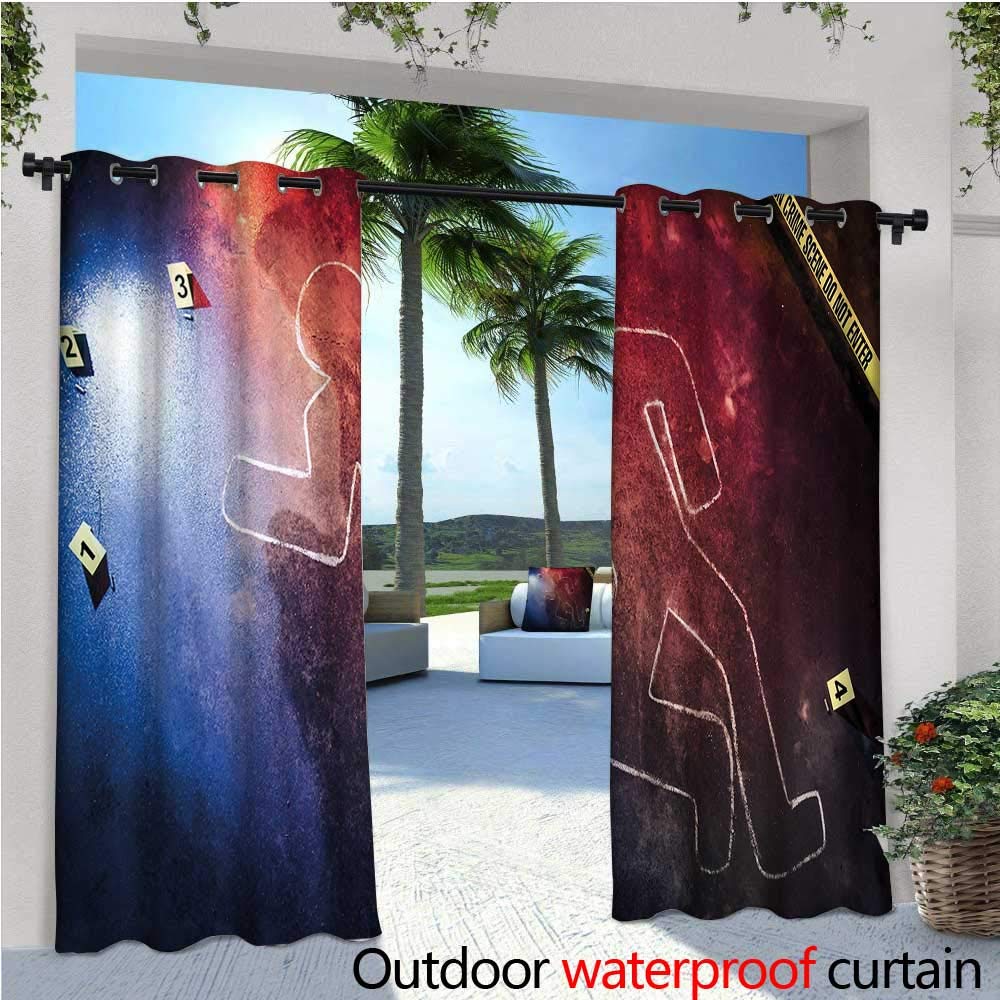 Buy Murder Scene Exterior/Outside Curtains Fresh Homicide Scene Bullets ...
