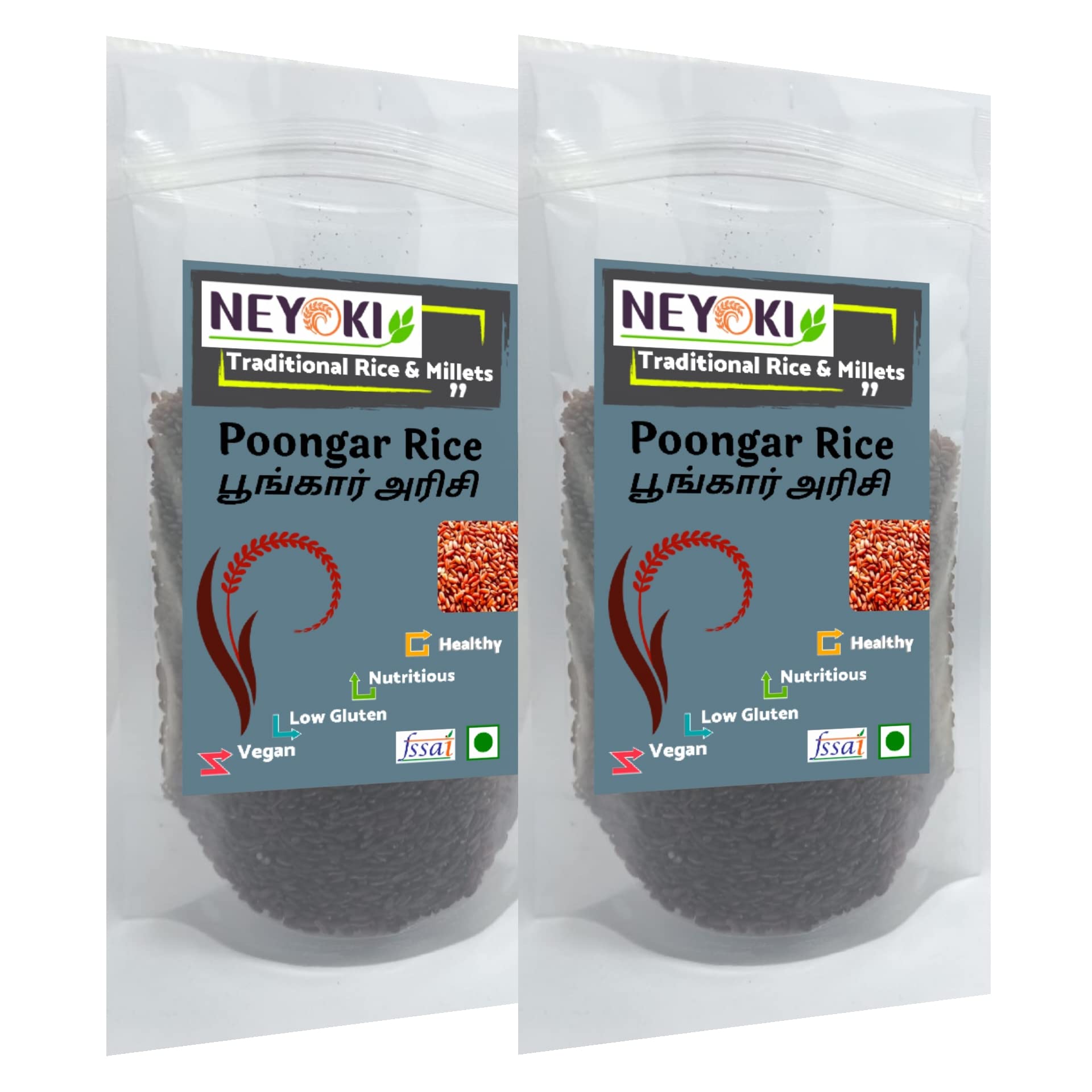 NEYOKI Poongar Rice 1kg : Amazon.in: Grocery & Gourmet Foods