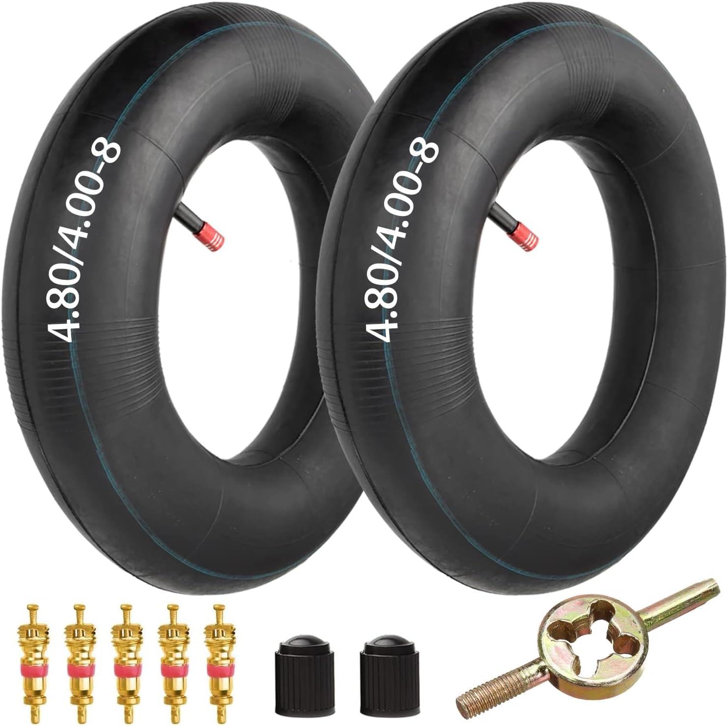 FVRITO 4.80/4.00-8 480/400-8 Inner Tube Replacement for Wheelbarrow ...