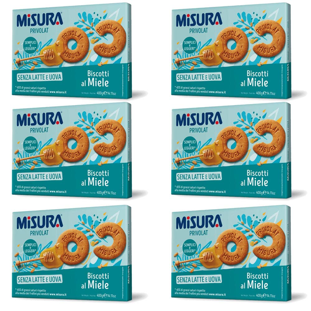 6x Misura Privolat kekse mit Honig ohne Milch & Eier 400g biscuits ...
