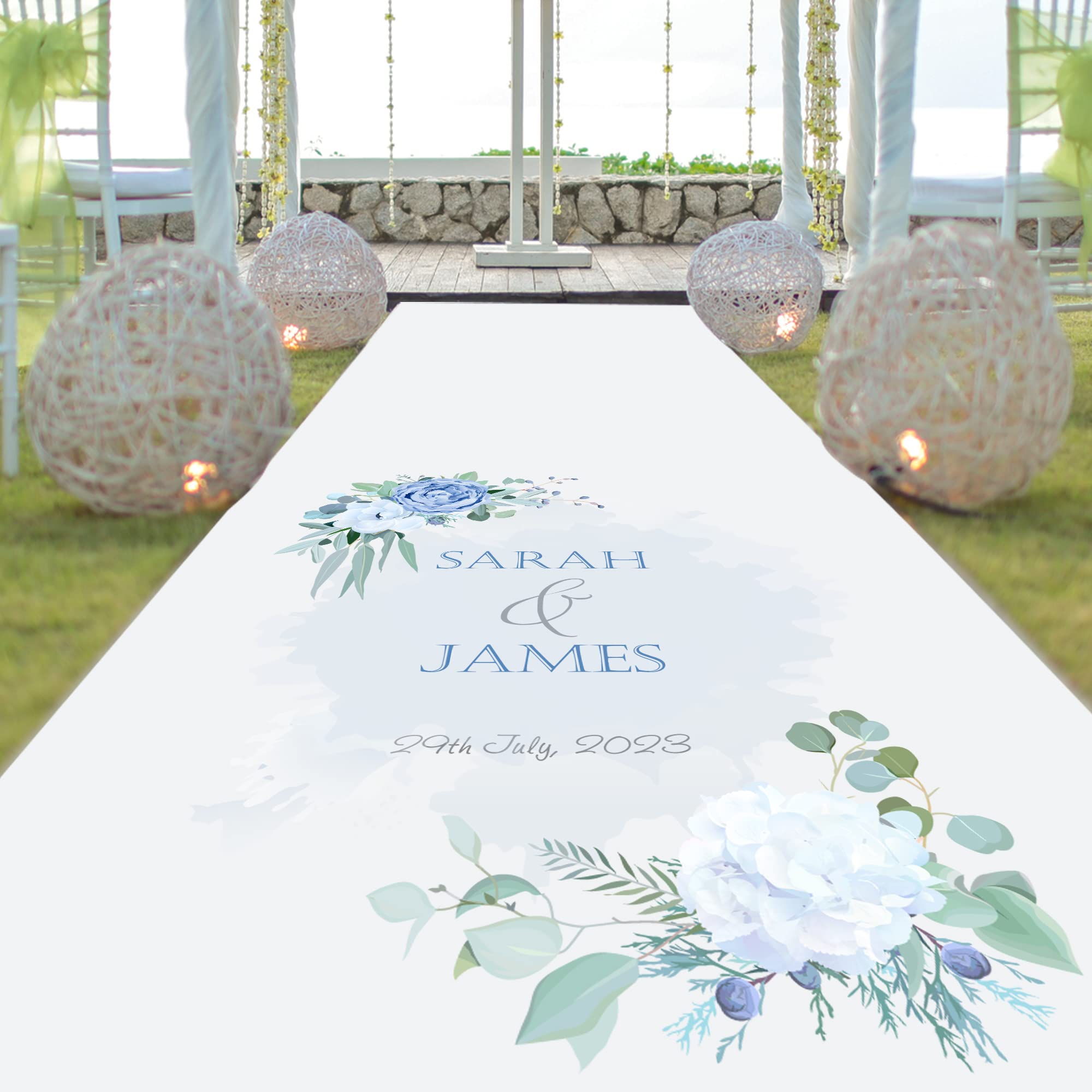 Canvas Wedding Aisle Runner