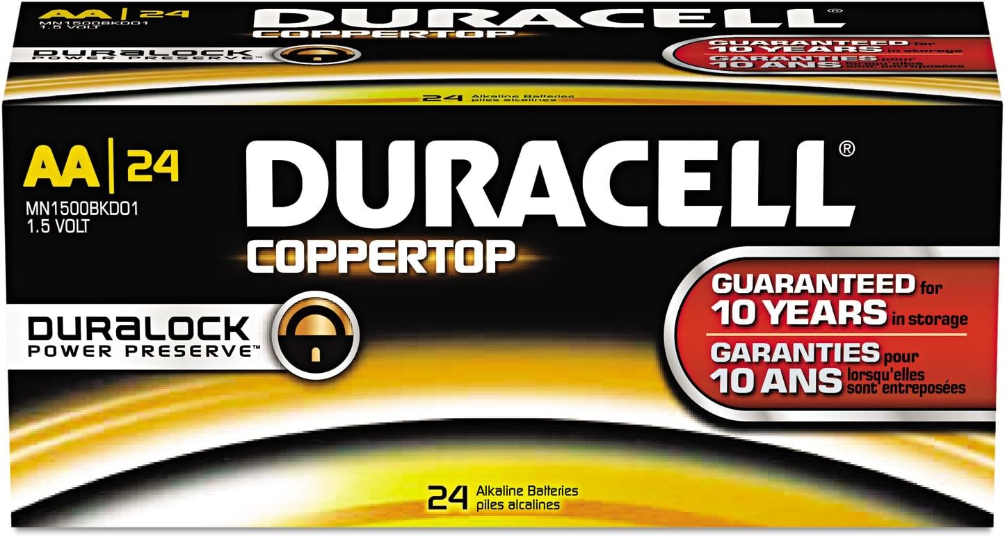 Amazon.com: DURACELL Duralock AA 1.5 Volt Alkaline Battery Pack to ...