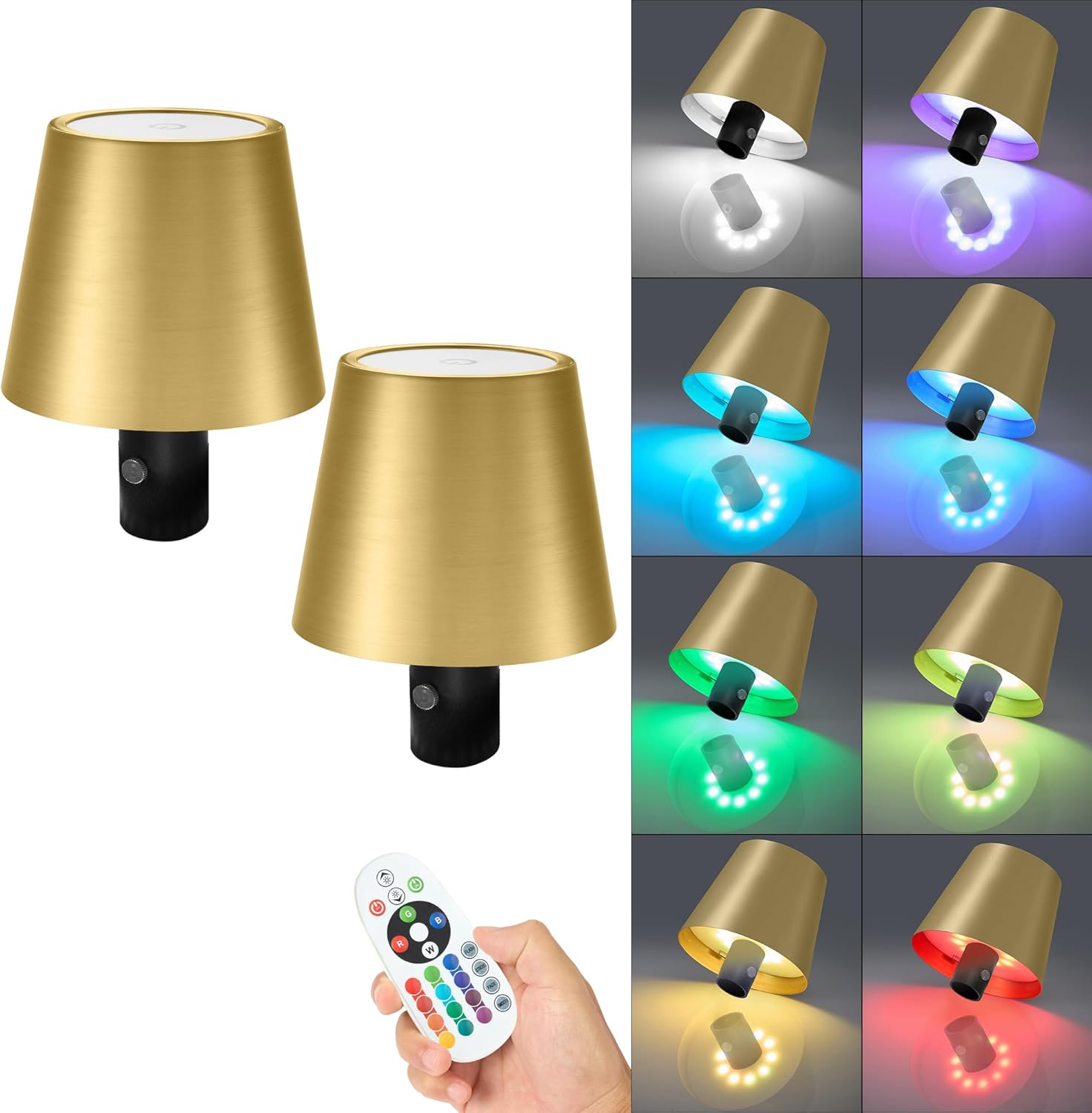 Rabenur Wine Bottle Lights Multicolor,Rechargeable Wireless Bottle ...