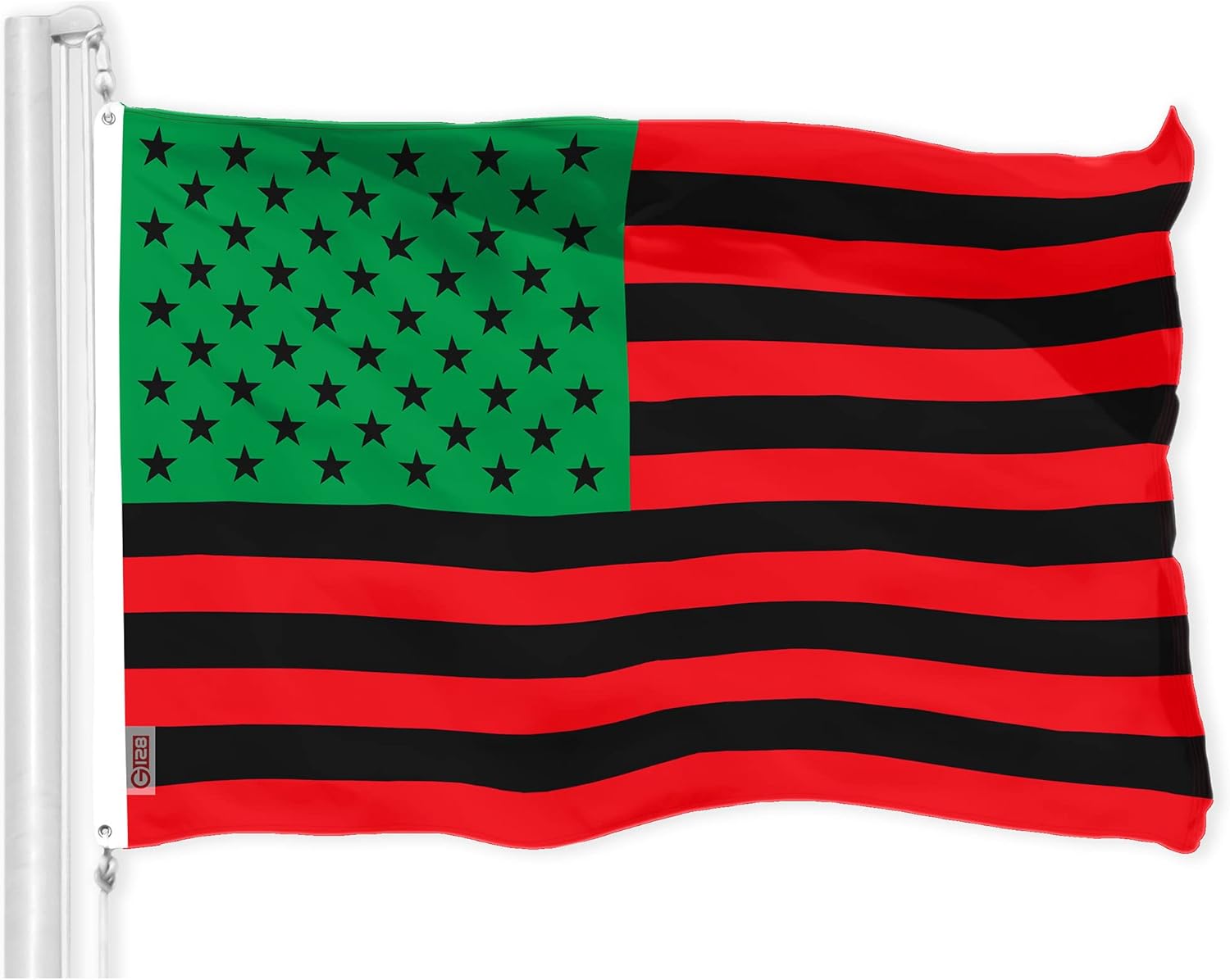 Amazon.com: G128 Afro American Black Liberation BLM Flag | 3x5 Ft ...