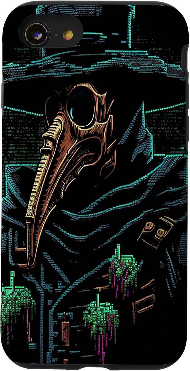 Amazon.com: iPhone SE (2020) / 7 / 8 Pixelated 16 Bit Digitized Plague ...