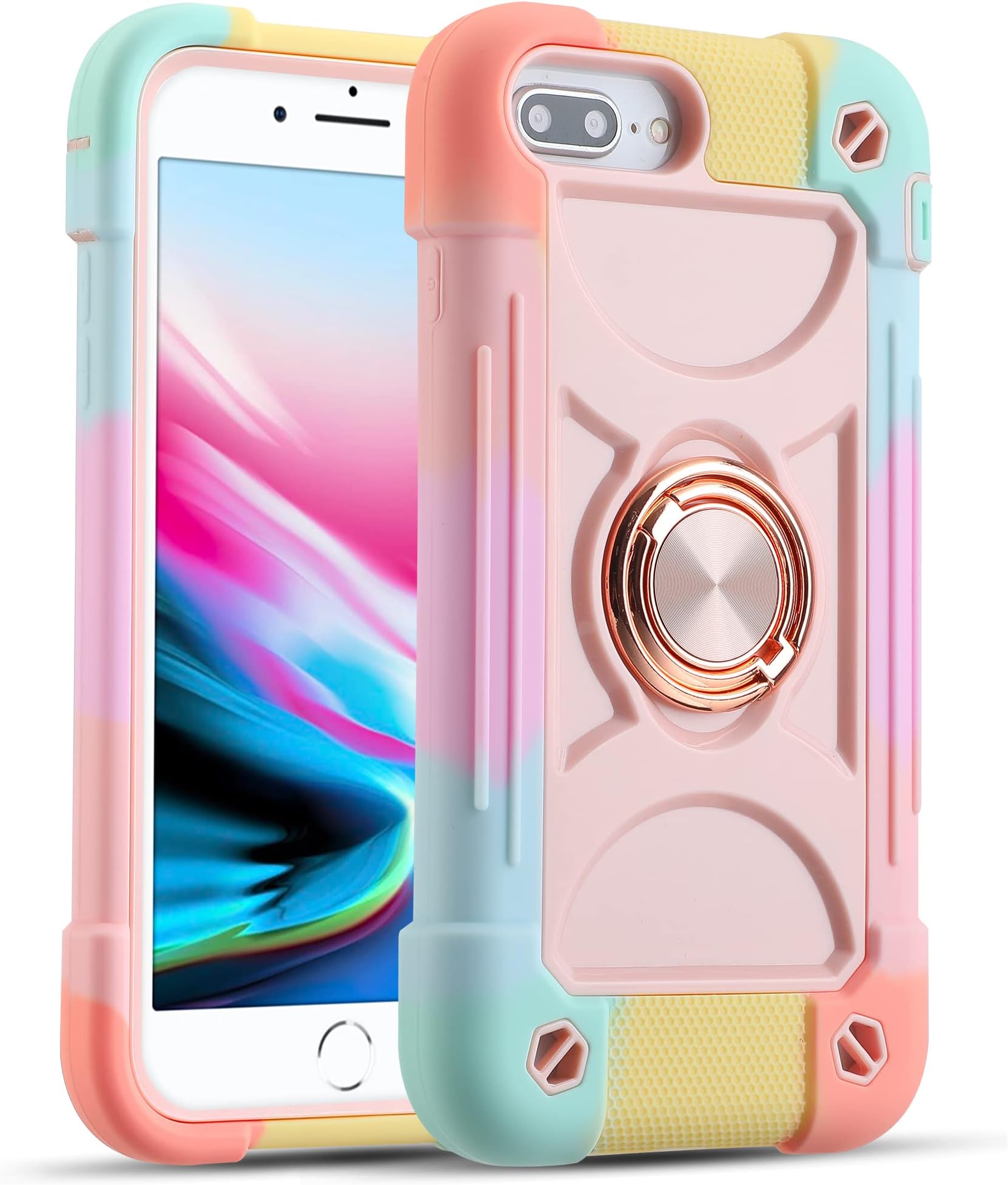 Amazon.com: LeYi Compatible with iPhone 8 Plus /7 Plus / 6s Plus Liquid ...