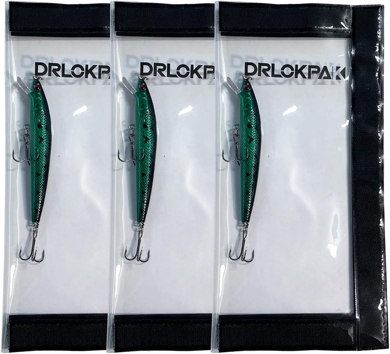 Amazon.com : DRLOKPAK Fishing Lure Wrap 3Pack Lure Cover Protector Bait ...