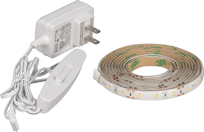 Good Earth Lighting 8ft LED 930 Lumen 3000K Flexible Tape Light - Plug ...