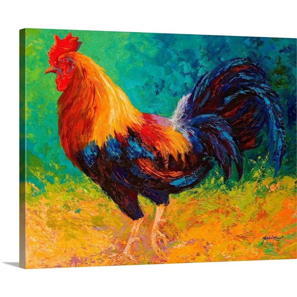 Acrylic Rooster Painting