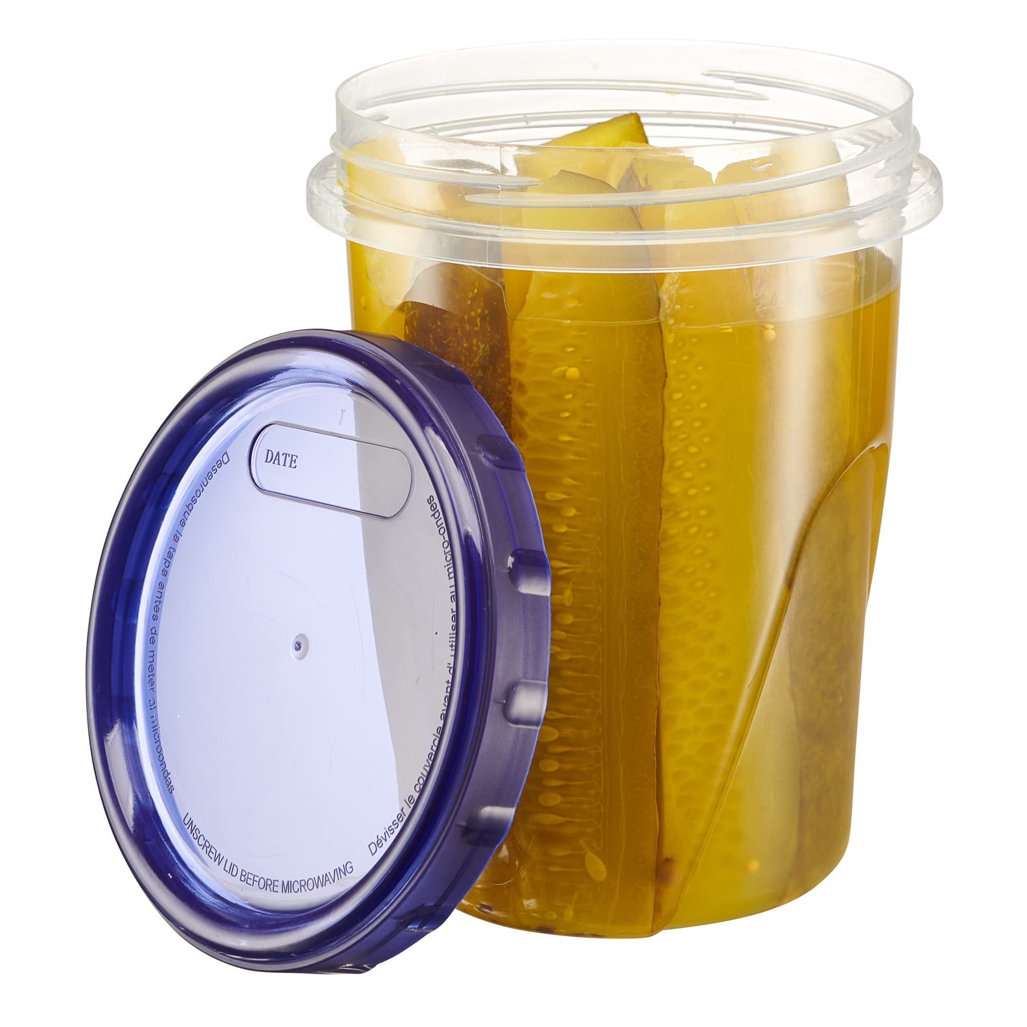 Snapklik.com : PLASTICPRO 12 Pack Twist Cap Food Storage Containers