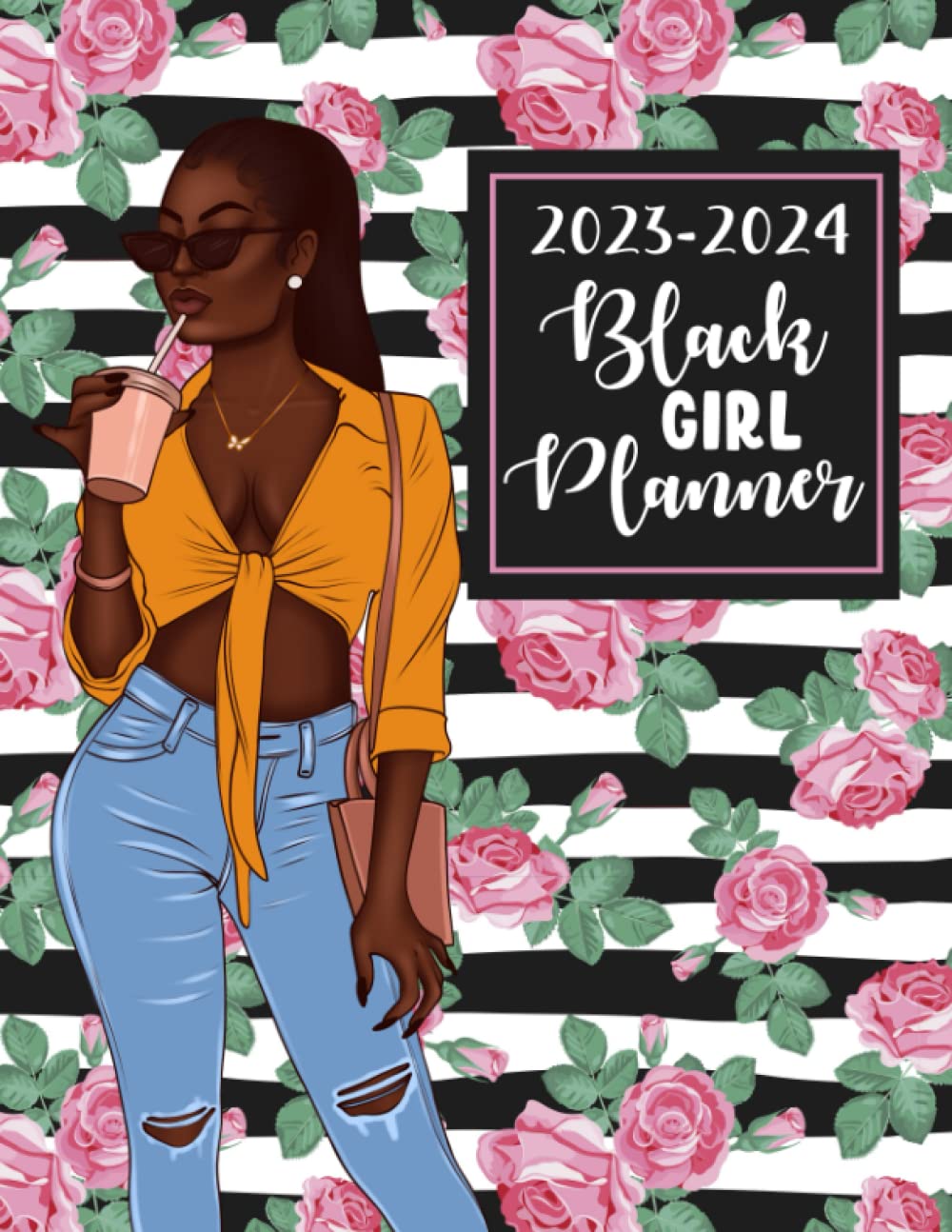 Amazon.com: Black Girl Planner 2023-2024: African American Black Women ...