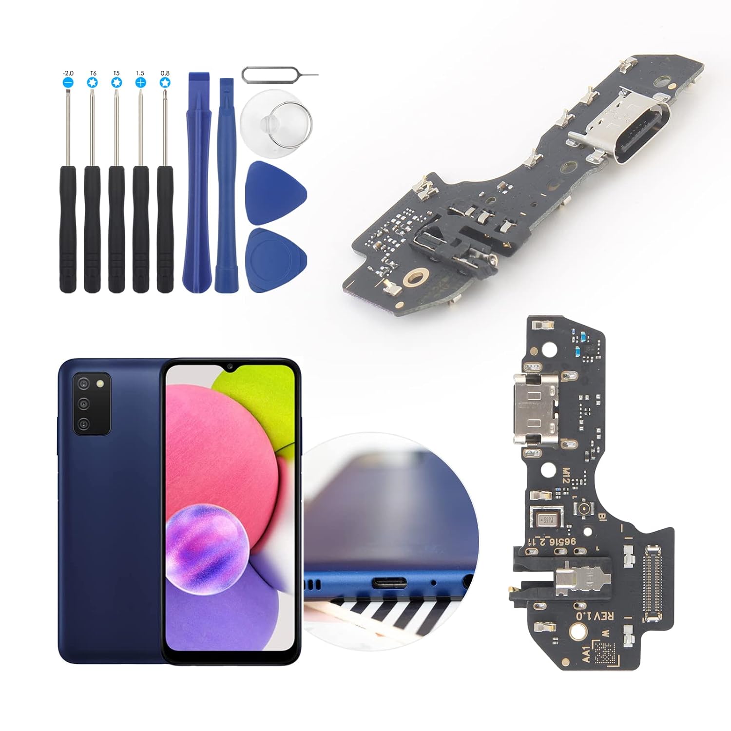 Dock Connector for Samsung Galaxy A03s USB Charging Port Flex Cable ...