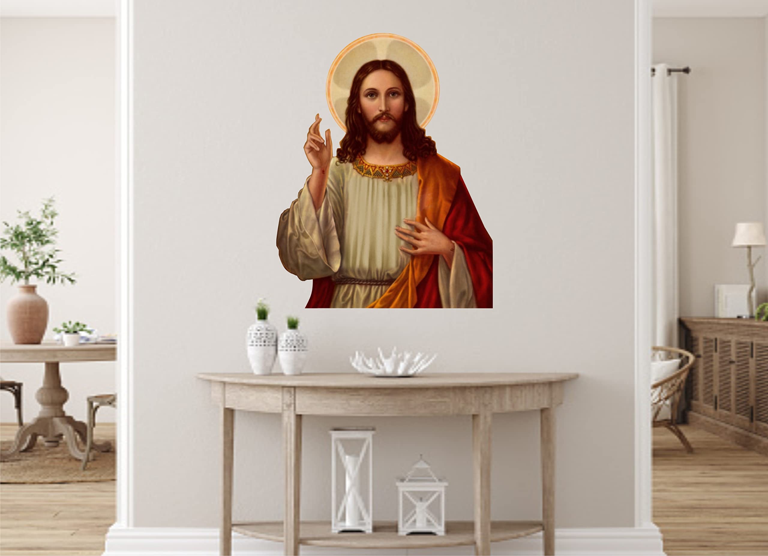 Jesus Christ Wall Sticker Poster | Lord Jesus|Poster for Living Room ...