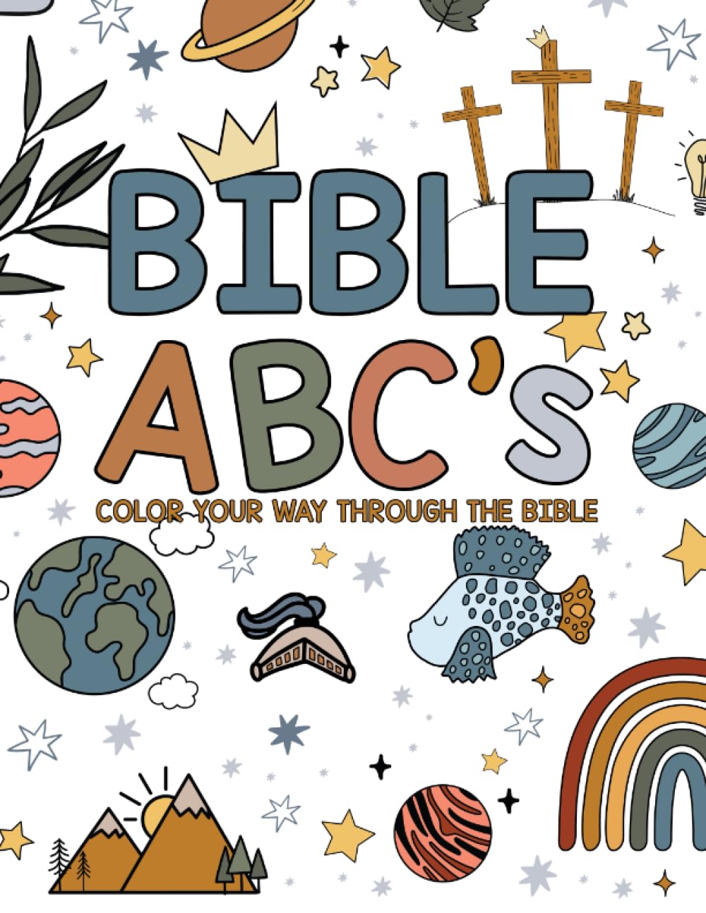 Bible ABC's - A Coloring Book for Kids: Color your way through the ...