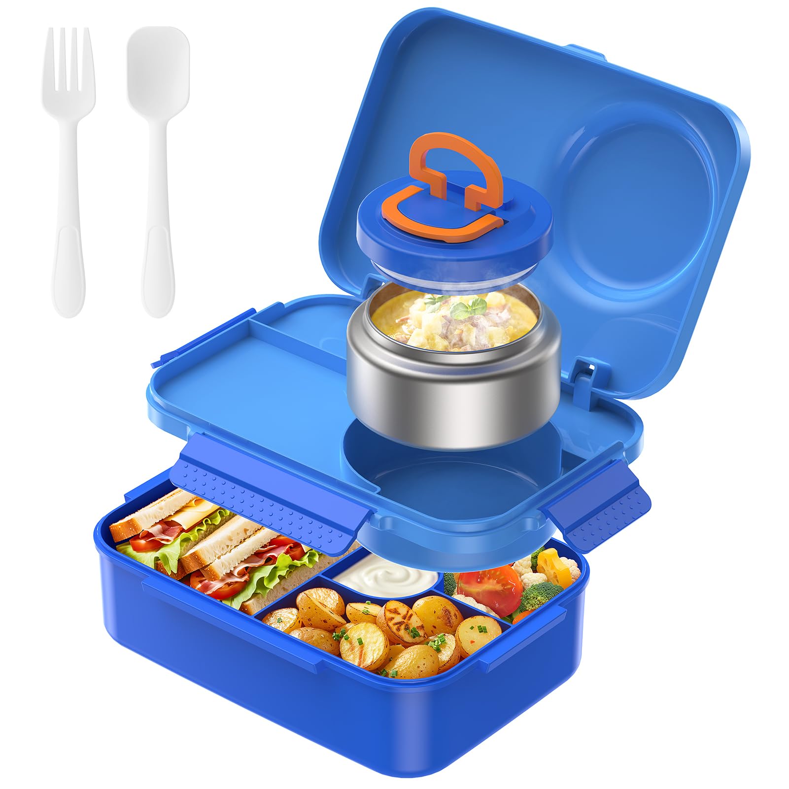 Amazon.com: DaCool Lunch Box for Kids with 5oz Kids Soup Food Thermo ...