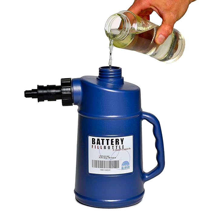 Buy Battery Fill Bottle / Golf Cart Plastic Water Filler Deep Cycle w ...