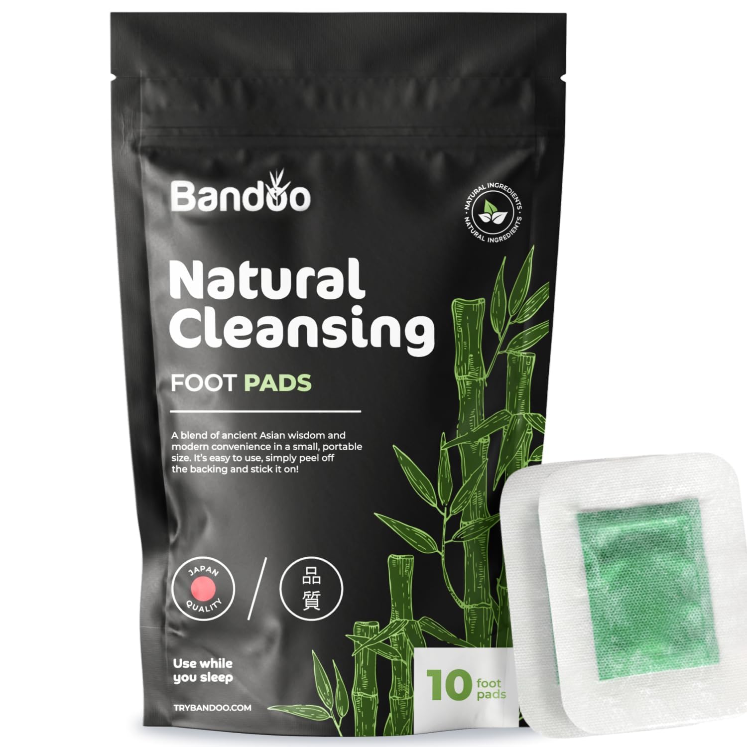 Amazon.com: Bandoo Original Deep Cleansing Foot Pads | Rana Pads ...