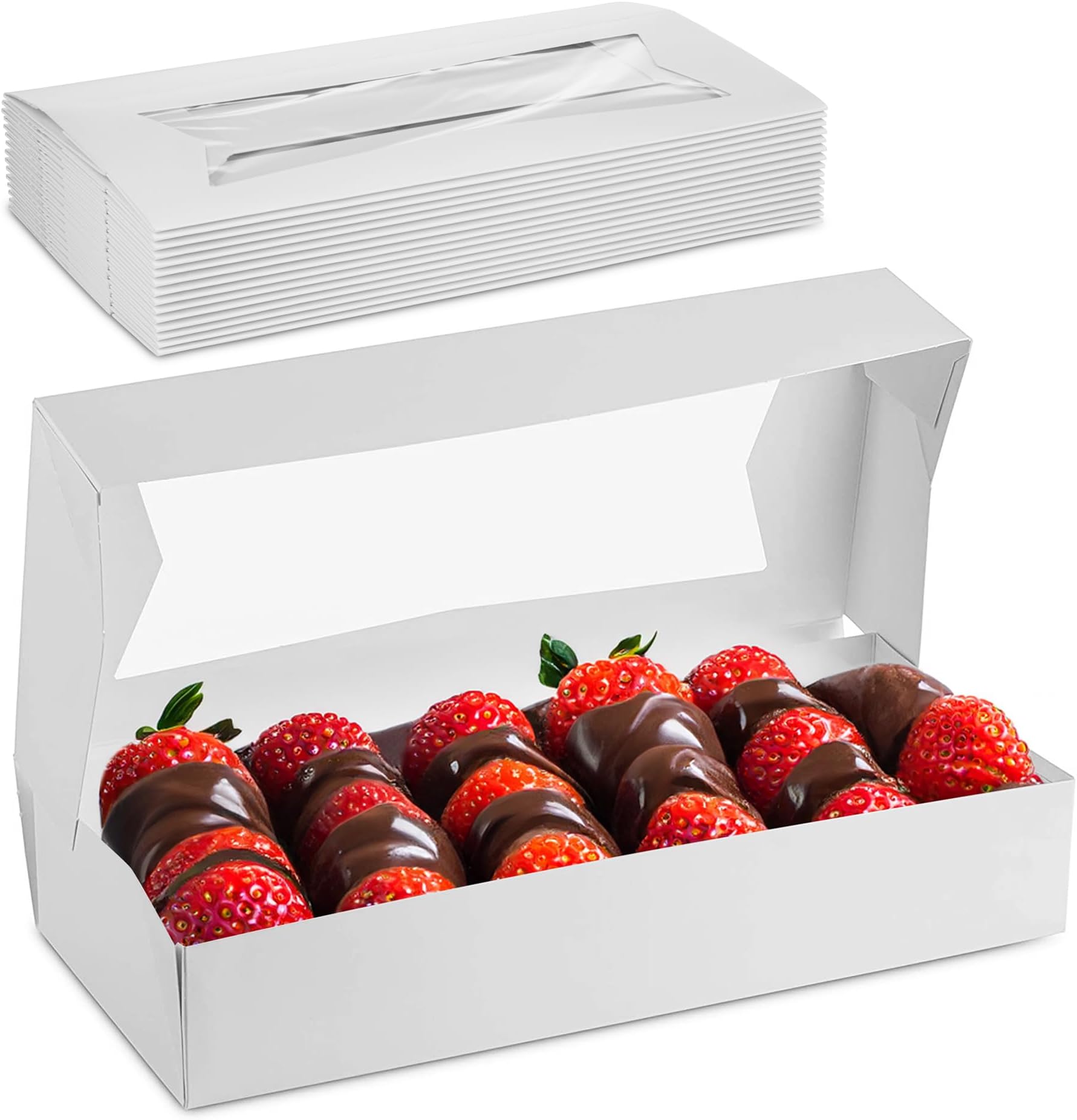 Amazon.com: MT Products Long Bakery Boxes - Chocolate Covered ...