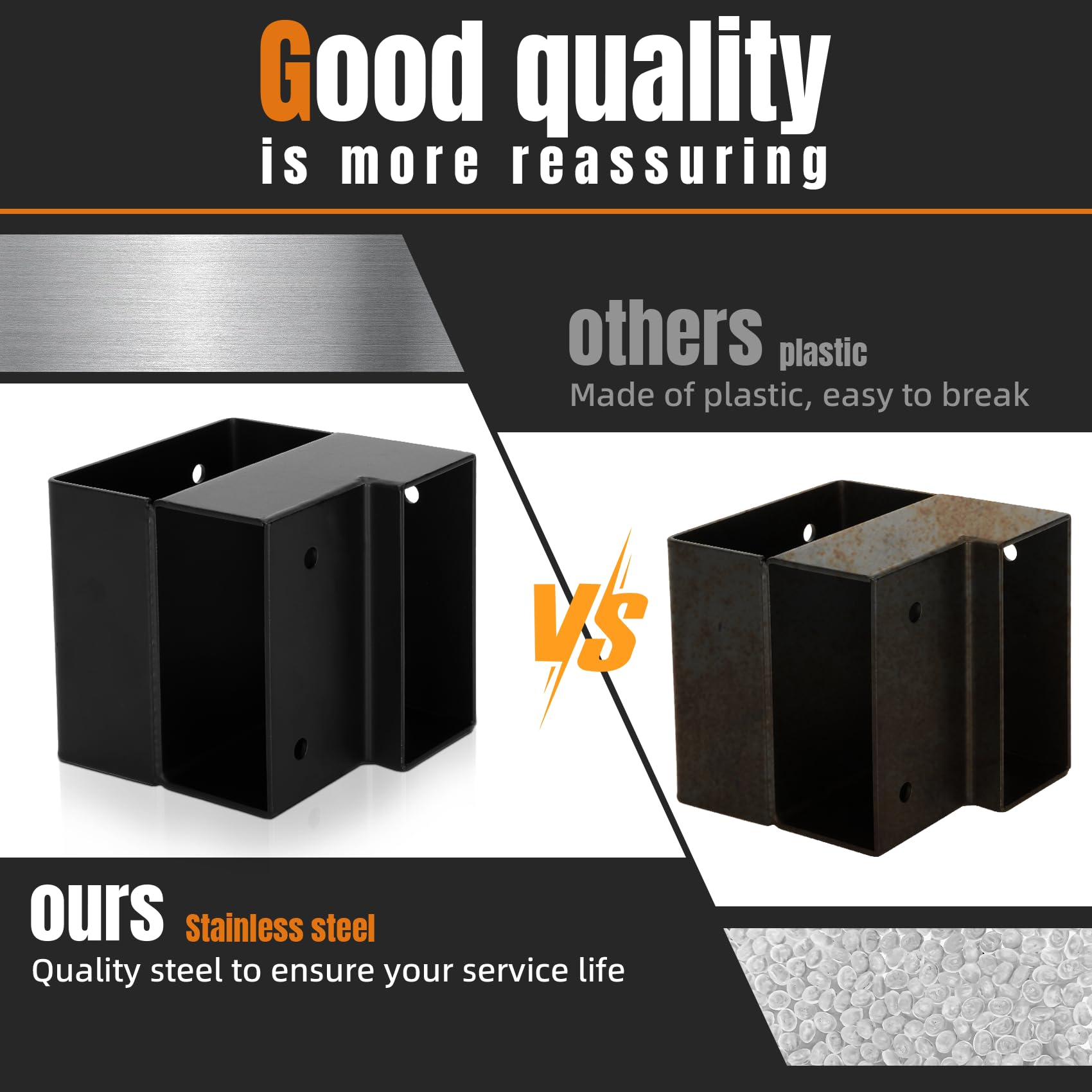Snapklik.com : Heavy Duty Workbench Bracket Kit, 8 PCS Workbench Corner ...