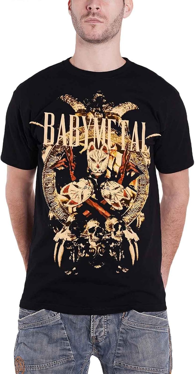 Babymetal 'Faces' T-Shirt (large) : Amazon.co.uk: Fashion