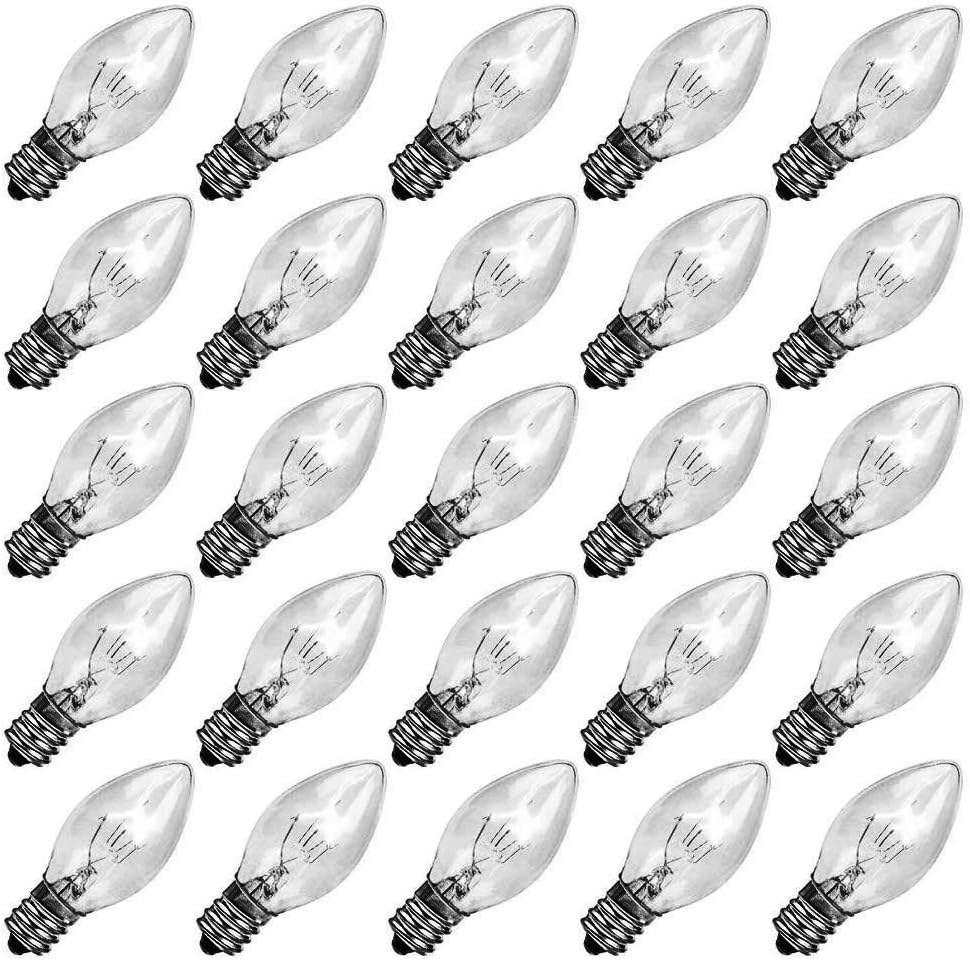 ZGSJBKL Red Night Light Bulb Replacement Bulbs 5W 120V - 6 Pack Party ...