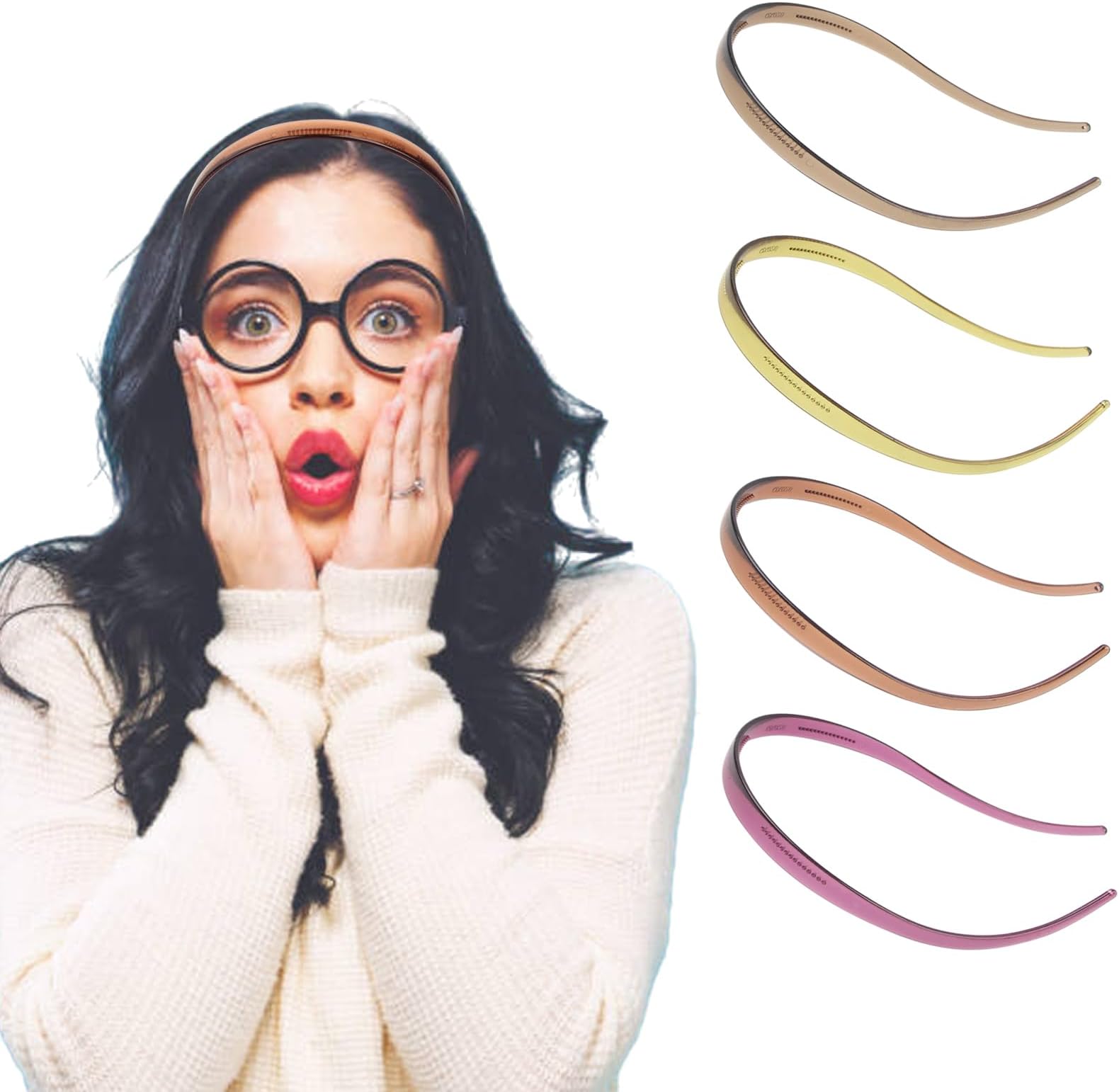 Amazon.com: SqHair Hinged Headband fits like sunglasses providing lift ...