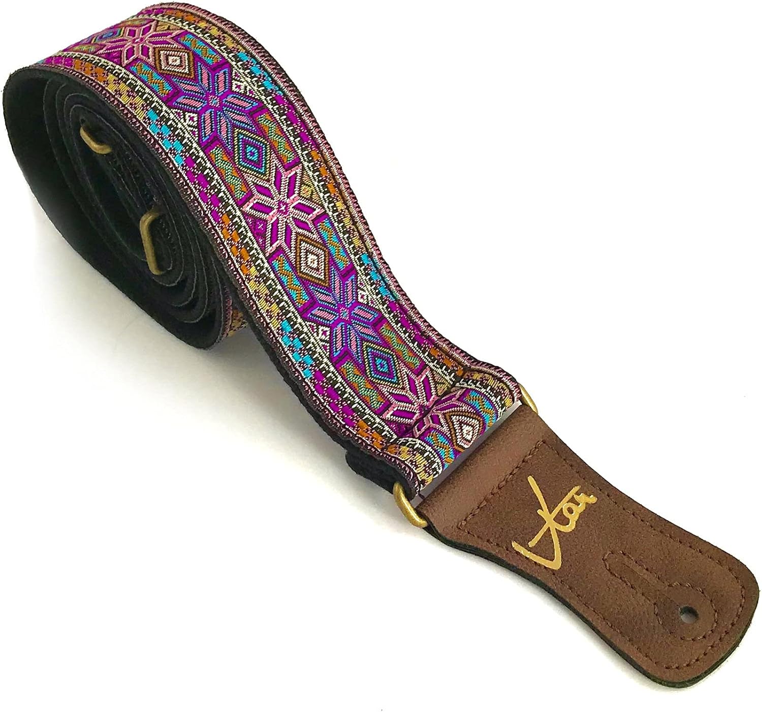 Amazon.com: 1to1 Music Vtar Guitar Strap - Purple Haze Psychedelic ...