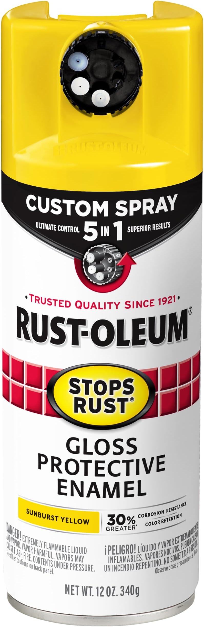 John Deere Original Equipment Yellow Spray Paint #TY25641 - Lawn Mower ...