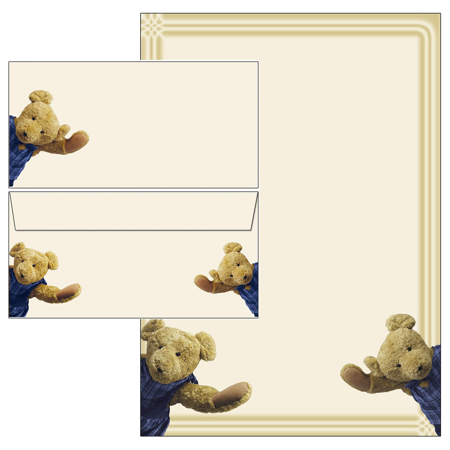 Teddy Bear Writing Paper A+ Bears ... Writing Paper