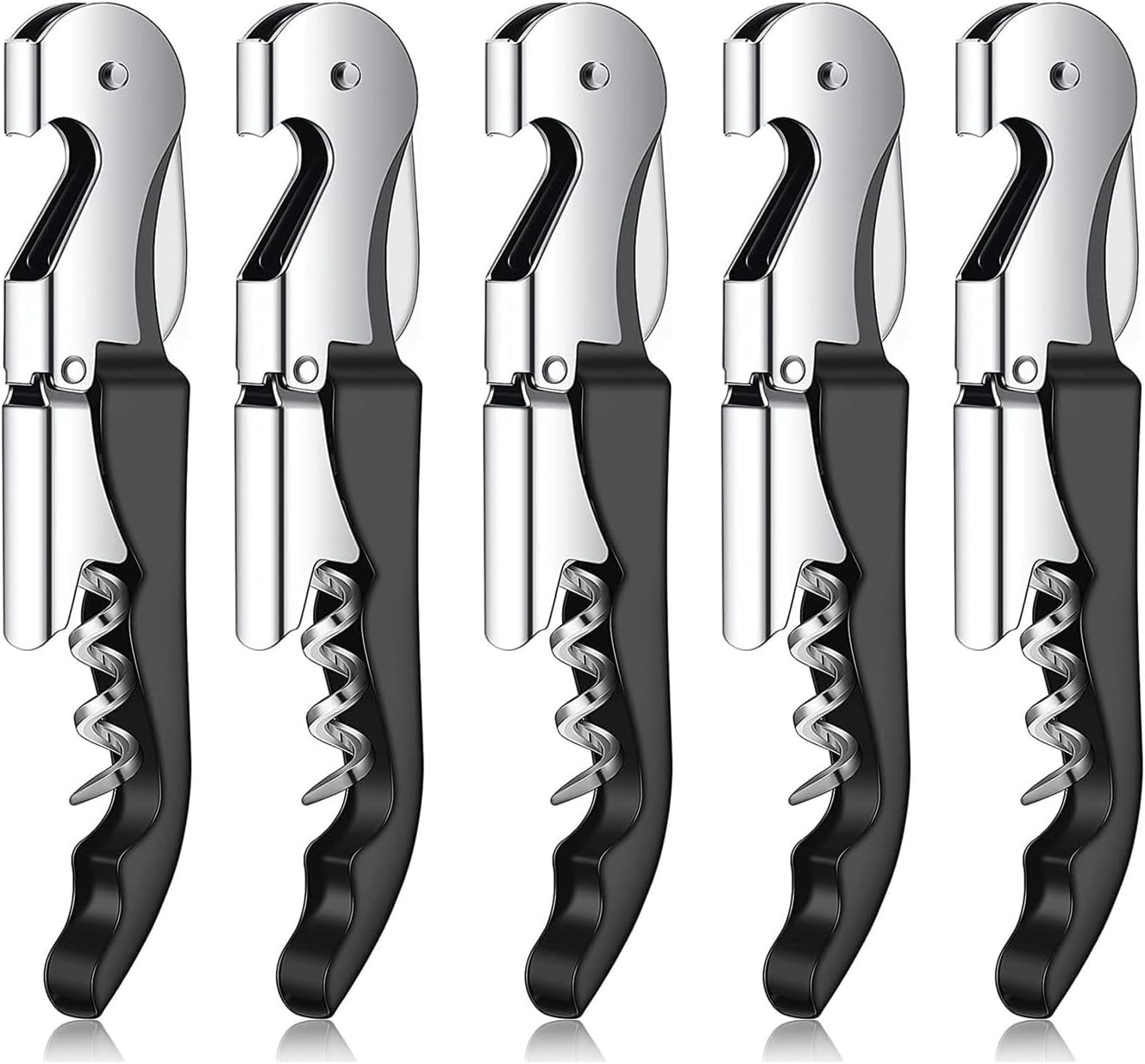 Wine Opener Set (5 Pack) - Professional Waiter's Friend Corkscrew and ...
