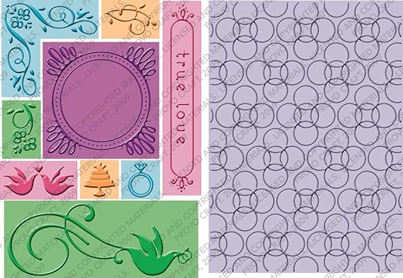 Amazon.com: Cricut Cuttlebug All-in-One Embossing Plates, True Love